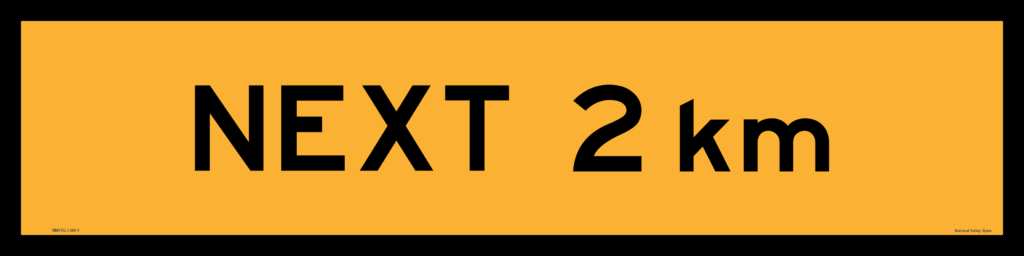 Tractor Slashing sign with Stand - National Traffic Signs