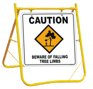 Falling Tree Limbs sign with Stand - National Traffic Signs