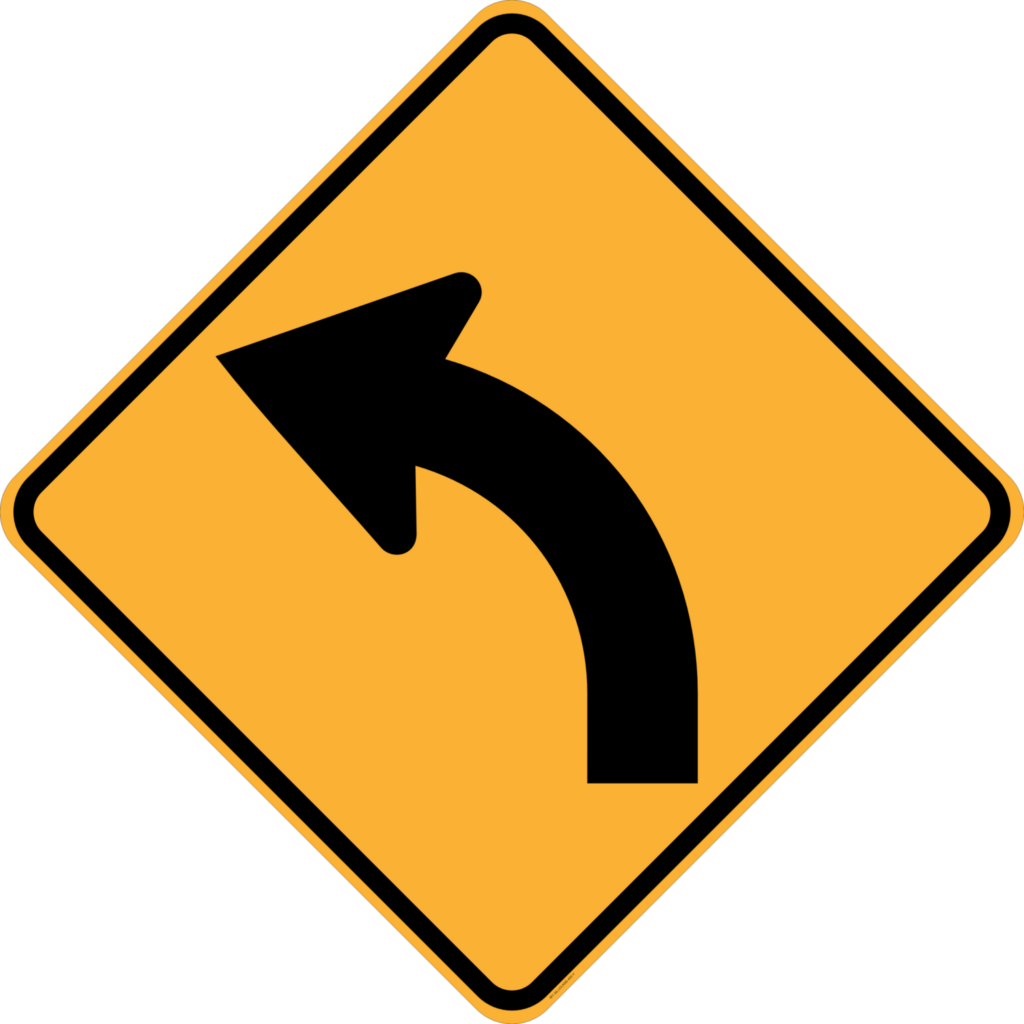 R7-3(L) Left Lane - Australian Compliant - National Traffic Signs