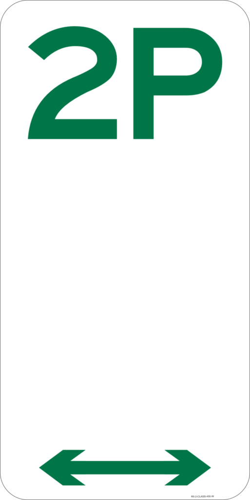 R5-2 Parking 2 Hour - Australian Compliant - National Traffic Signs