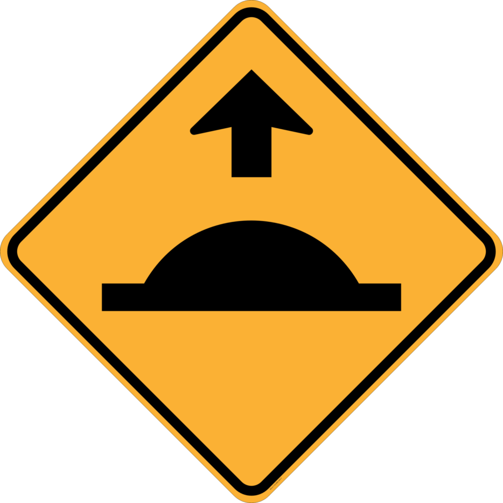 W3-4-1 Road Humps Ahead sign - Australian Compliant - National Traffic ...